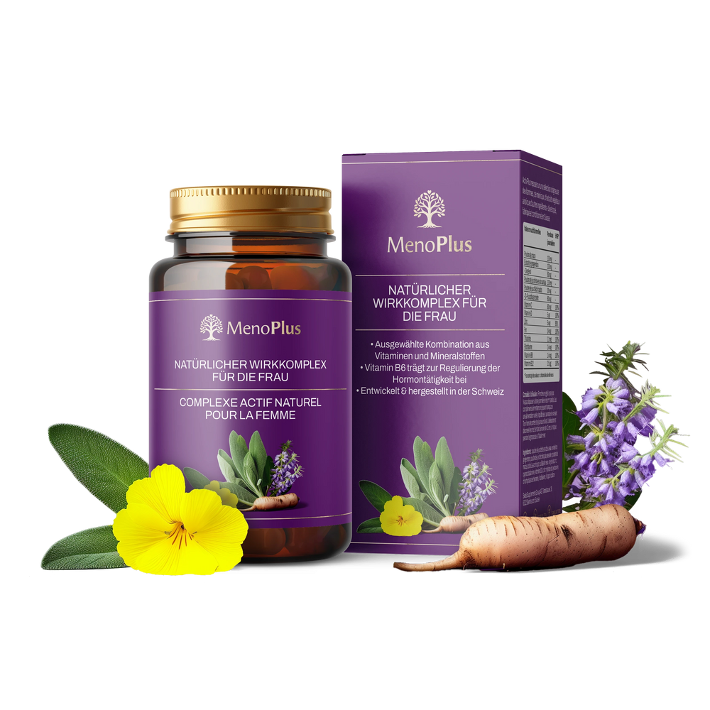 MenoPlus - Wirkkomplex für die Wechseljahre – Swiss Supplements