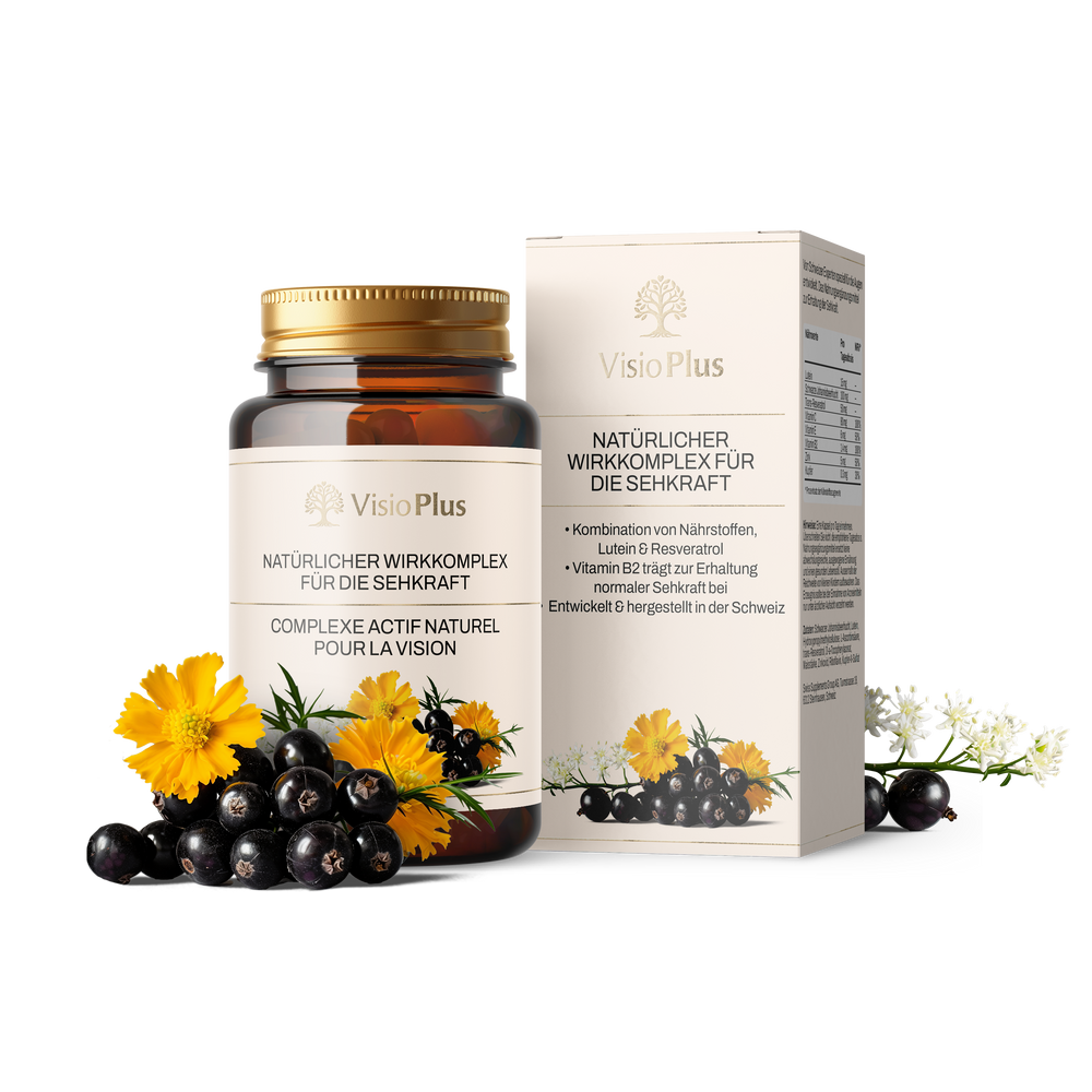 VisioPlus - Natürlicher Wirkkomplex für die Sehkraft – Swiss Supplements